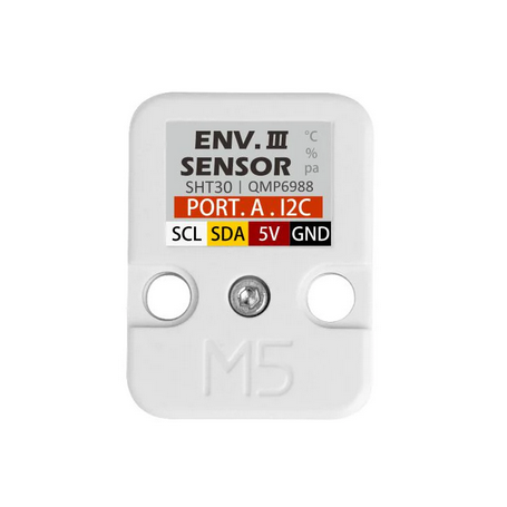 M5Stack: Temperature, Pressure, Humidity (QMP9688+SHT30), I2C, Grove
